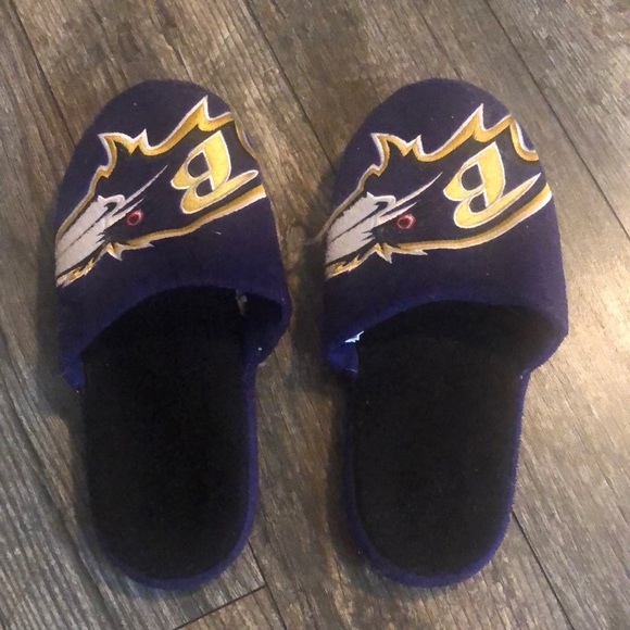 Shoes | Purple Ravens Slippers | Poshmark